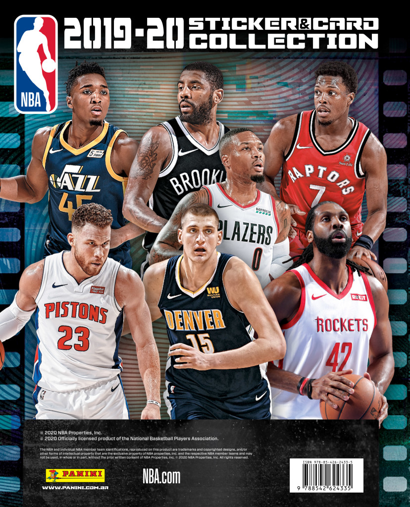 NBA e Panini lançam álbum de figurinhas oficial da temporada 2019-2020 ...